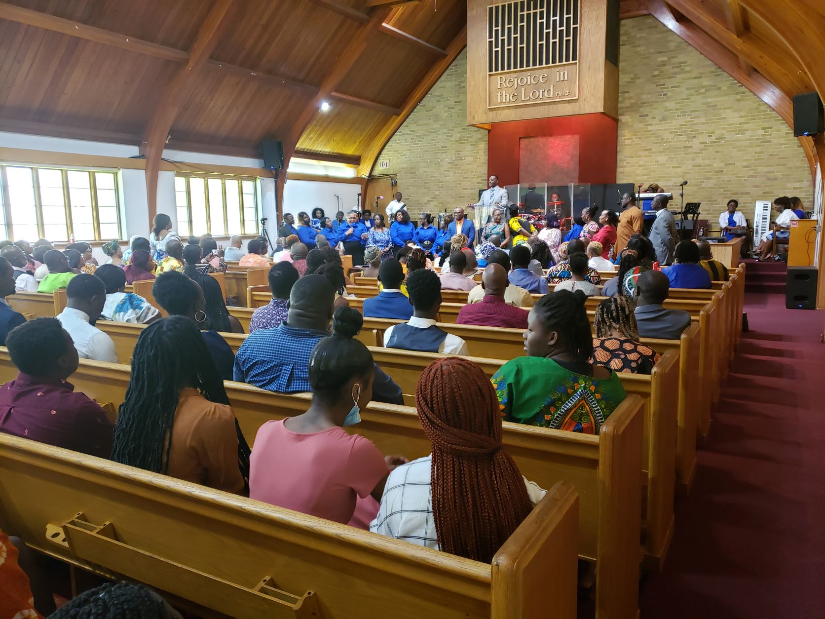 At Faith Chapel Church Anniv. in the U.S., Rev. Dr. Francis Tabla urges ...